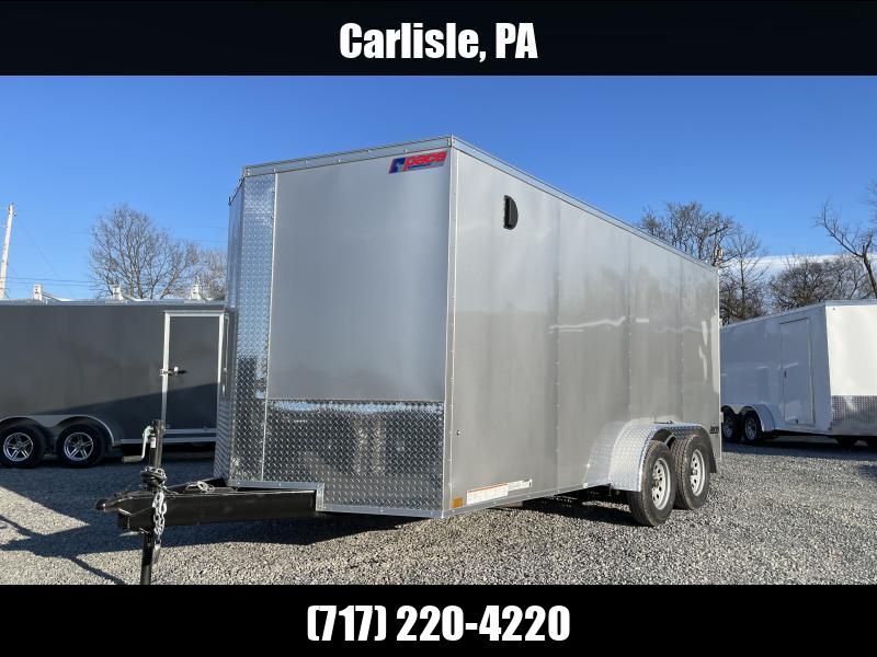 2023 Pace American 7x16' Enclosed Cargo Trailer 7000# GVW * SILVER ...