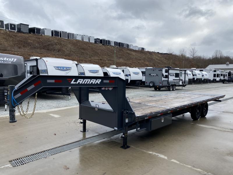 2024 Lamar 102x26' Gooseneck Deckover Power Tilt Trailer 14000# GVW ...