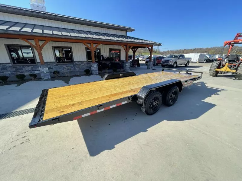 2026 H&H 7x20' Tilt Car Hauler Trailer 9990# GVW * FULL WIDTH LOADING ...