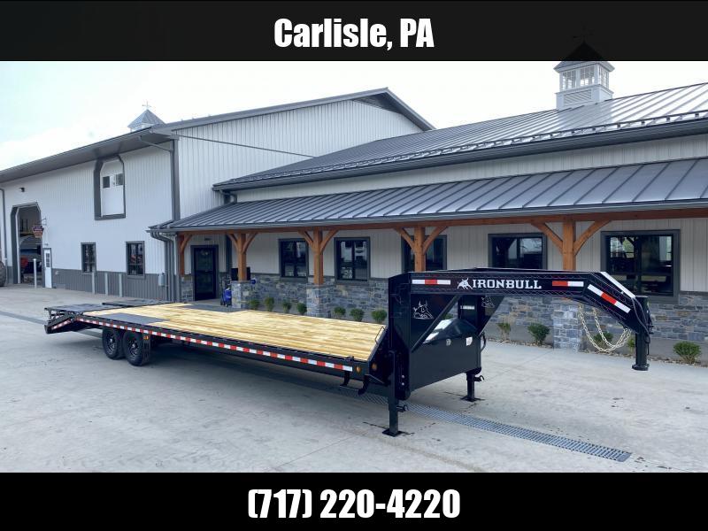 2022 Ironbull 102x28' Gooseneck Deckover 14000# GVW * FULL WIDTH ...