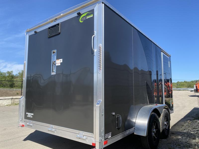 2021 NEO Trailers 7x14' NAMR Aluminum Enclosed Motorcycle Trailer ...