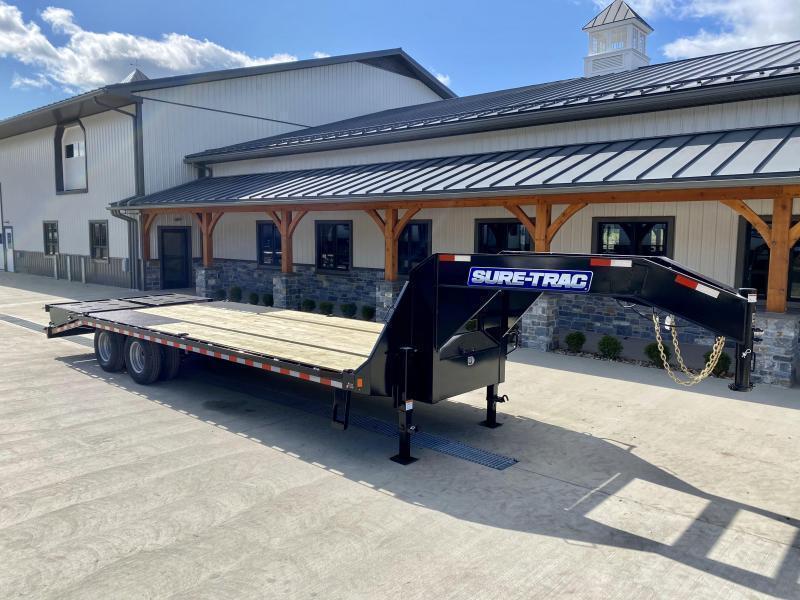 2025 Sure-Trac 102x25' Gooseneck Beavertail Deckover Trailer 22500# GVW ...