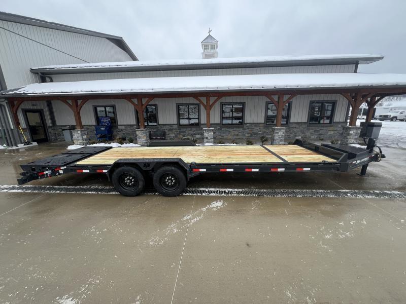 2025 Hillcrest Trailers 7x24 Equipment Trailer 17600 GVW * 8000# AXLES ...