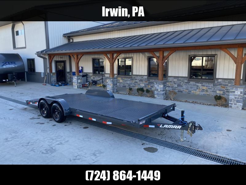 2023 Lamar 7x20' CC10 Car Trailer 9990# GVW * 4' DOVETAIL * RUBRAIL ...