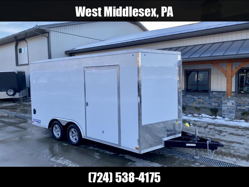 2025 Sure-Trac 8.5x16' Enclosed Cargo Trailer 7000# GVW * WHITE * 7 ...