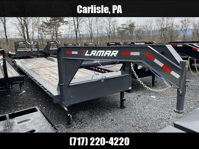 USED 2023 Lamar 102x40' Gooseneck Car Hauler Trailer 14000# GVW * 102 ...