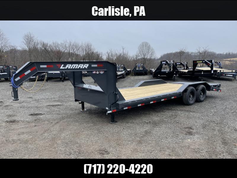 2024 Lamar 102x22' Gooseneck Equipment Trailer 14000# GVW * 102" DECK ...