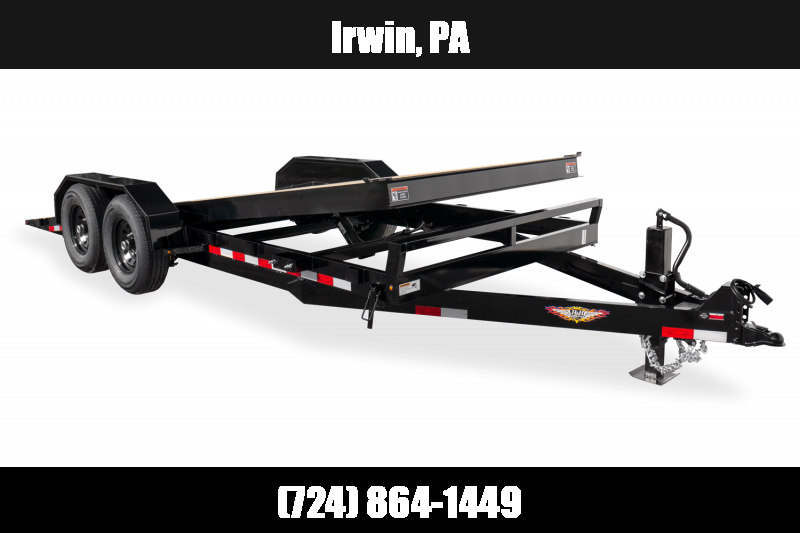 NEW H&H 102x20' Gravity Tilt Equipment Trailer 14000# GVW * 102" DECK ...