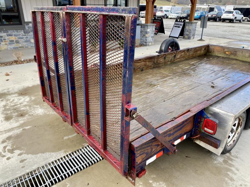 USED International 7x16' Landscape Utility Trailer 7000# GVW * HD SPLIT ...