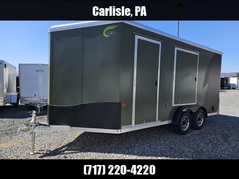 2025 NEO Trailers 7.5x16' NAMR Aluminum Enclosed Motorcycle Trailer ...