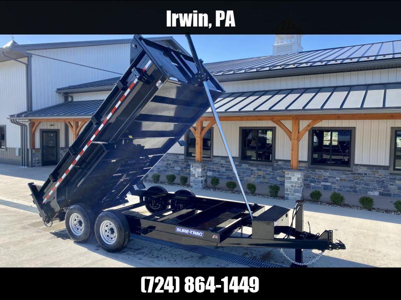 2025 Sure-Trac 7x14' Dump Trailer 14000# GVW * HYDRAULIC JACK ...