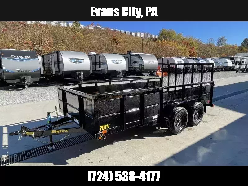 2026 Big Tex Trailers 70TV 7X14' High Side Vanguard Landscape Utility ...