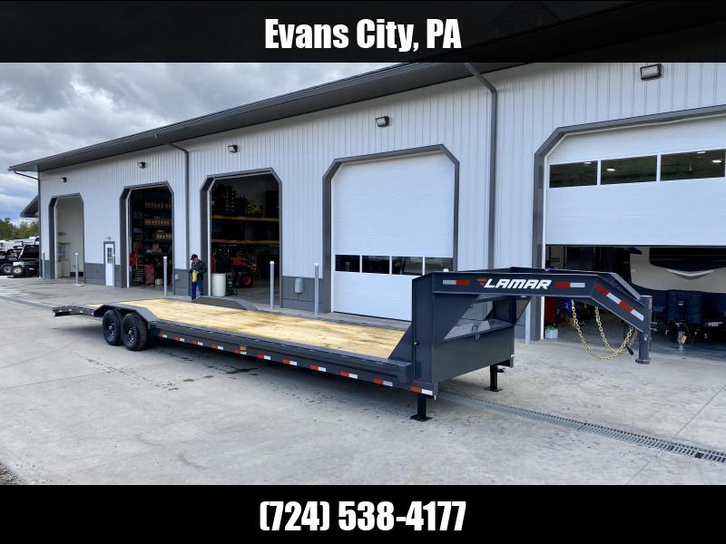 2025 Lamar 102x40' Gooseneck Car Hauler Trailer 14000# GVW * 14-PLY ...