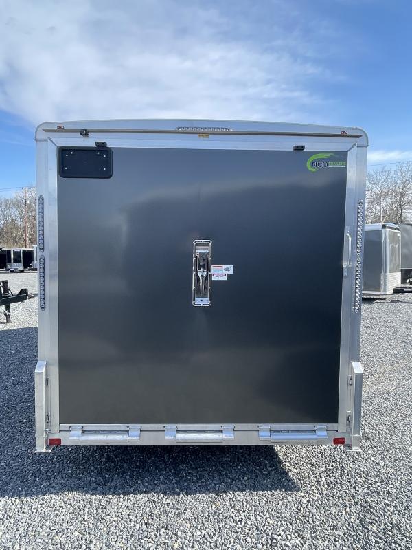 2025 Neo 7.5x18' NAMR Aluminum Enclosed Motorcycle Trailer 7000# GVW ...
