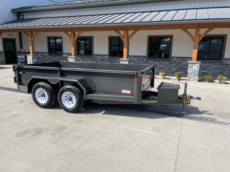 NEW Corn Pro 6x12' Low Profile Dump Trailer 9990# GVW * 4" DROP AXLES ...