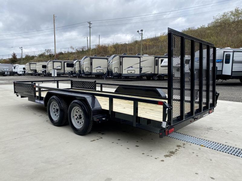 2024 Sure-Trac 7x18' Tube Top ATV Side Ramps Utility Landscape Trailer ...