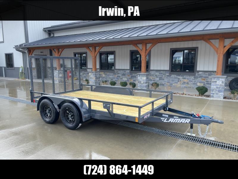 2025 Lamar 7x12' Deluxe Utility Landscape Trailer 7000# GVW * 4 ...