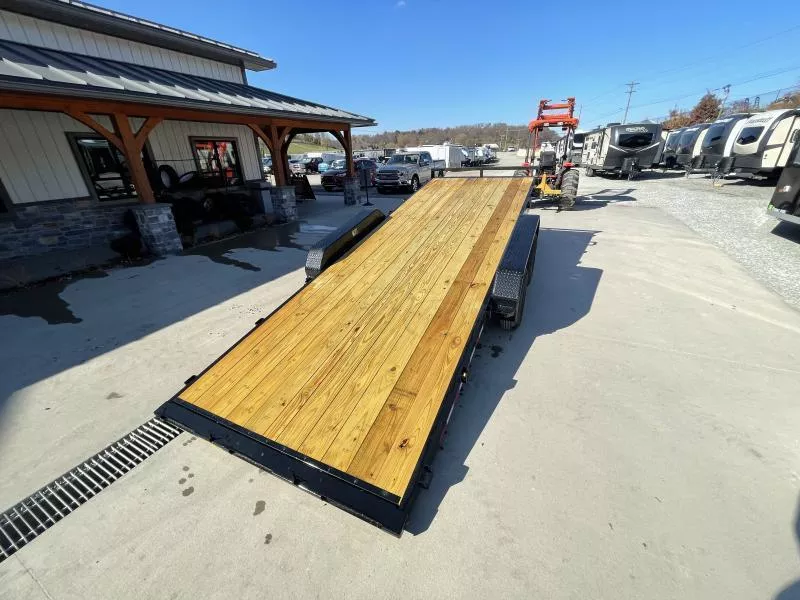 2026 H&H 7x20' Tilt Car Hauler Trailer 9990# GVW * FULL WIDTH LOADING ...