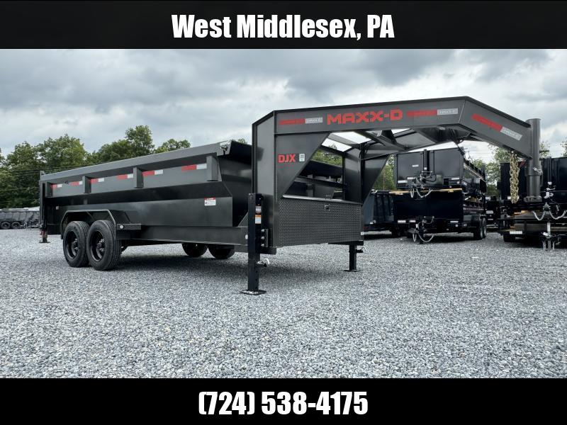 2025 MAXXD 7x14' DJX Gooseneck Dump Trailer 16000# GVW * 8000# AXLES ...