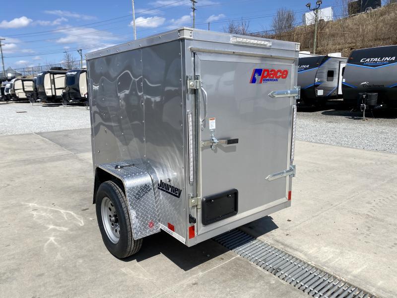 2023 Pace American 4x6' Enclosed Cargo Trailer 2000# GVW * SILVER ...