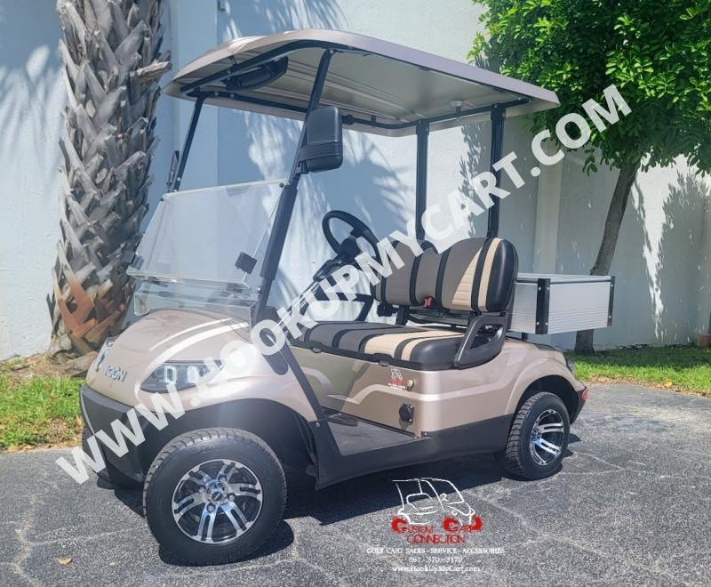 2023 ICON i20 Forest Green Golf Cart w/Bag Attachments | Custom Golf ...