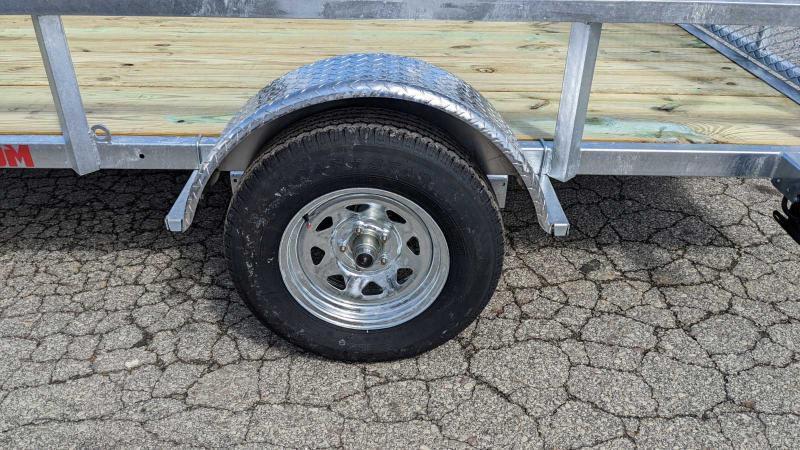NEW 2024 Load Rite 6.5' x 12' GALVANIZED Utility Trailer w/ Spring ...