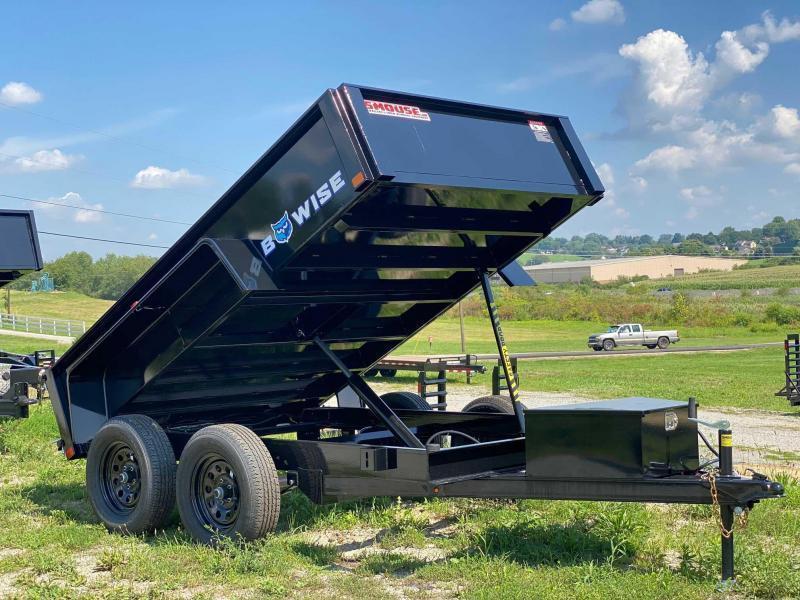 NEW 2024 Bri-Mar 6x10 Lo Pro Dump Trailer w/ One Piece Gate in Mount ...