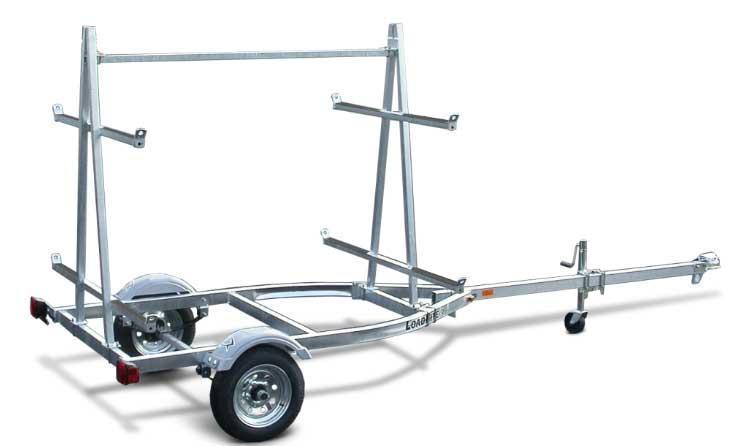 NEW 2024 Load Rite 4 Place Kayak Trailer w/Swing up Jack in Mount ...