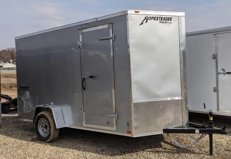 USED 2021 Homesteader 6x12 Challenger Cargo Trailer w/ Rear Ramp Door ...
