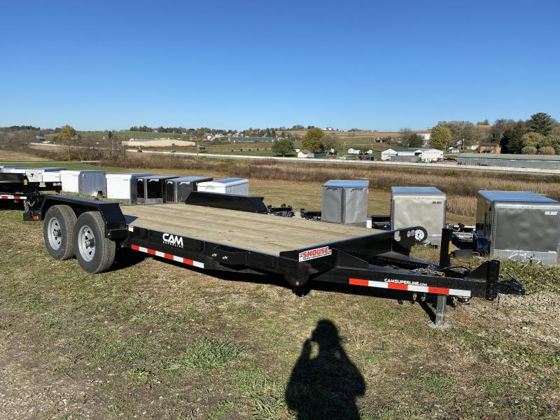 NEW 2021 CAM 18' HD Car Hauler w/ Underbody Ramps & Removable Fender in ...