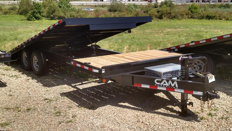 NEW 2021 CAM SUPERLINE 20' (4+16) HD Lo Pro Split Tilt Trailer (8K ...