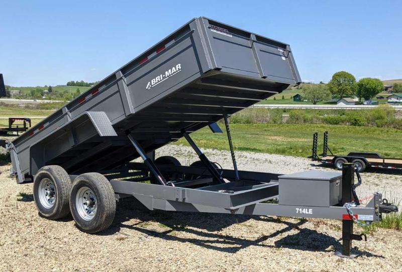 NEW 2022 Bri-Mar 6x10 Lo Pro Dump Trailer w/ One Piece Gate | Near Me ...