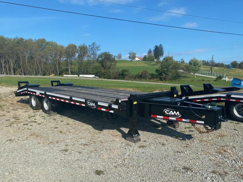 NEW 2021 CAM 20+5 HD Deckover Tagalong w/ Air Brakes & Wood Filled Bi ...
