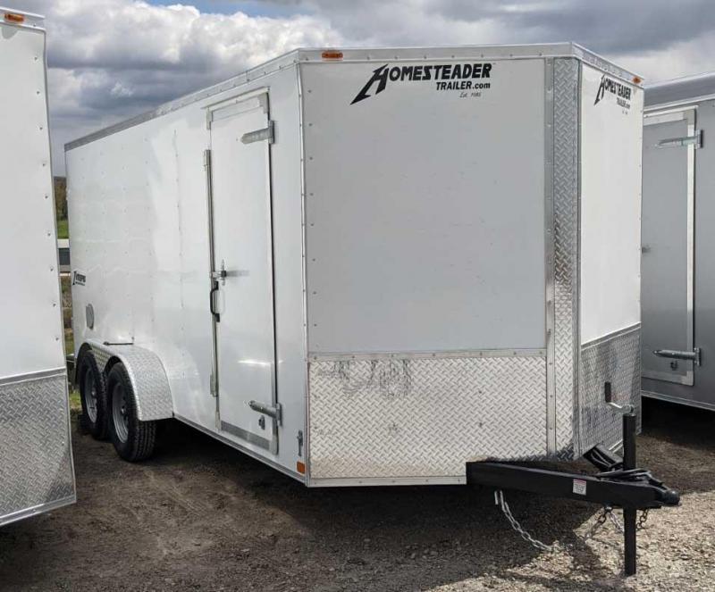 NEW 2022 Car Mate 7x12 HD Advantage V-Nose Cargo Trailer w/ Ramp Door ...