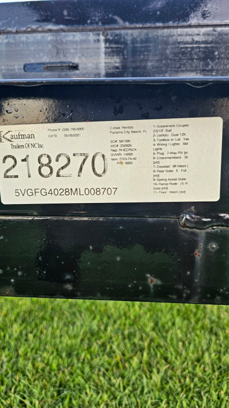 2020 Kaufman Trailers Car Hauler General Trailers in Panama City Beach ...
