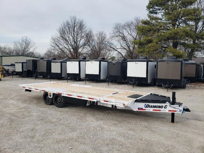 2025 Diamond C Trailers DET-208 24'x102" Deckover Tilt Equipment ...