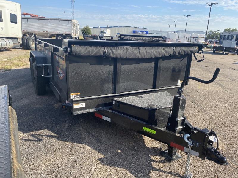 2022 H&H 83" x 14' Dump Box Trailer