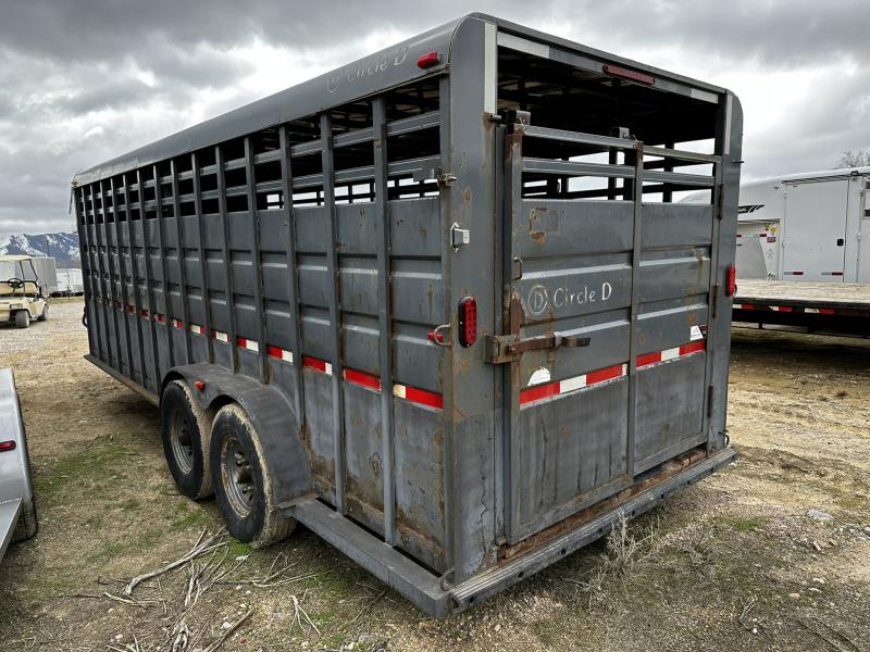 2014 Circle D 20' Stock Trailer Stock / Stock Combo Trailer in ...