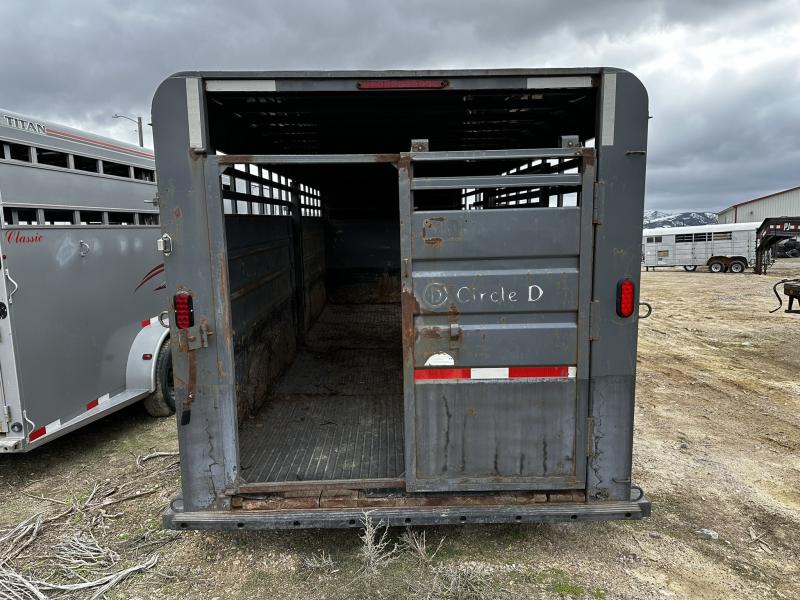 2014 Circle D 20' Stock Trailer Stock / Stock Combo Trailer in ...
