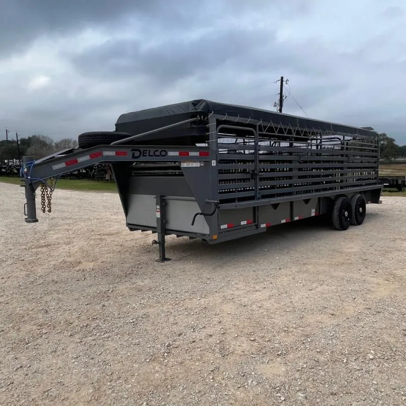 2026 Delco Trailers 24' B824 Stock / Stock Combo Trailer in ...