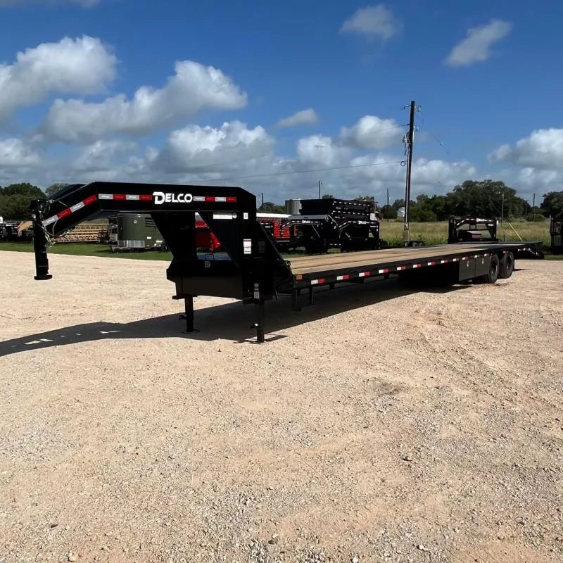 2025 Delco Trailers 40' Air Ride Flatbed Trailer in Hallettsville, TX ...