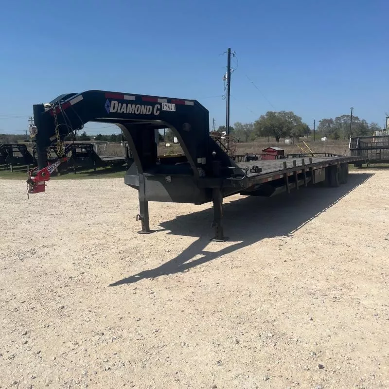 2020 Diamond C Trailers 40' Air Ride Flatbed Trailer in Hallettsville ...