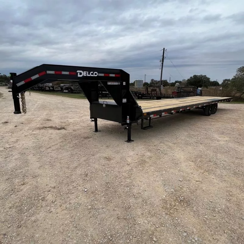 2026 Delco Trailers 34' F134 Flatbed Trailer in Hallettsville, TX ...