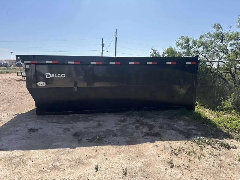 2025 Delco Trailers 16' 16' ROLL OFF BIN Dump Trailer in Hallettsville ...
