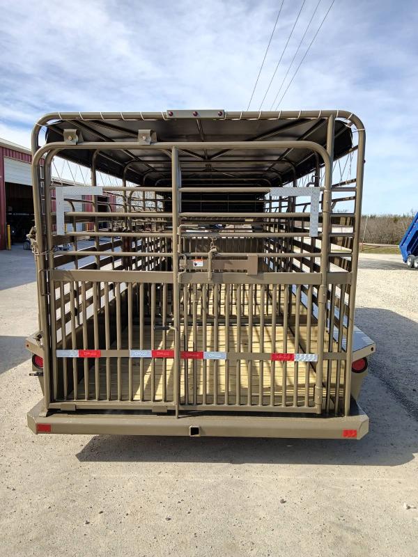 2025 Delco Trailers 20' 20' GN CATTLE TRAILER Stock / Stock Combo ...