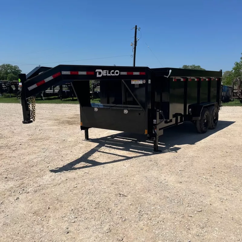 2025 Delco Trailers 14' D614 Dump Trailer in Hallettsville, TX | Trailer Trader