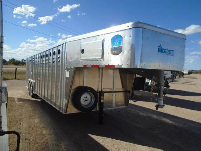 2026 Merritt Trailers 8' X 28' GN Stock Trailer in Scottsbluff, NE ...