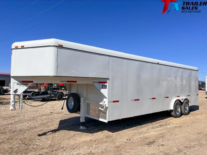 8' X 24' W W GOOSNECK ENCLOSED CARGO TRAILER 14K in Petty, TX | Trailer ...