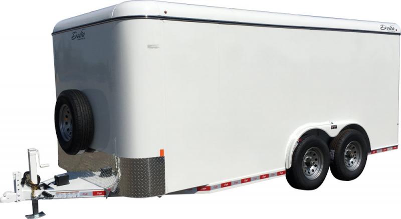 8'.5" X 20' X 84" DELTA ALL STEEL ENCLOSED CARGO TRAILER 10K in Petty ...