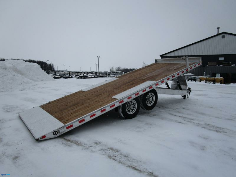 2024 Nordtek Trailers DOT102x22-14HD Heavy Duty Aluminum Deckover Tilt Trailer 14000 lb in ...